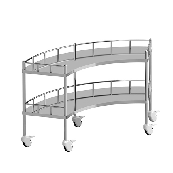 SFD-Q14E Fan-shaped Trolley, hospital treatment trolley
