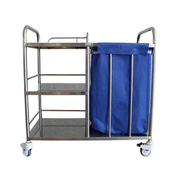 SFD-Q982 Nursing Stainless steel nursing trolley, high-quality trolley